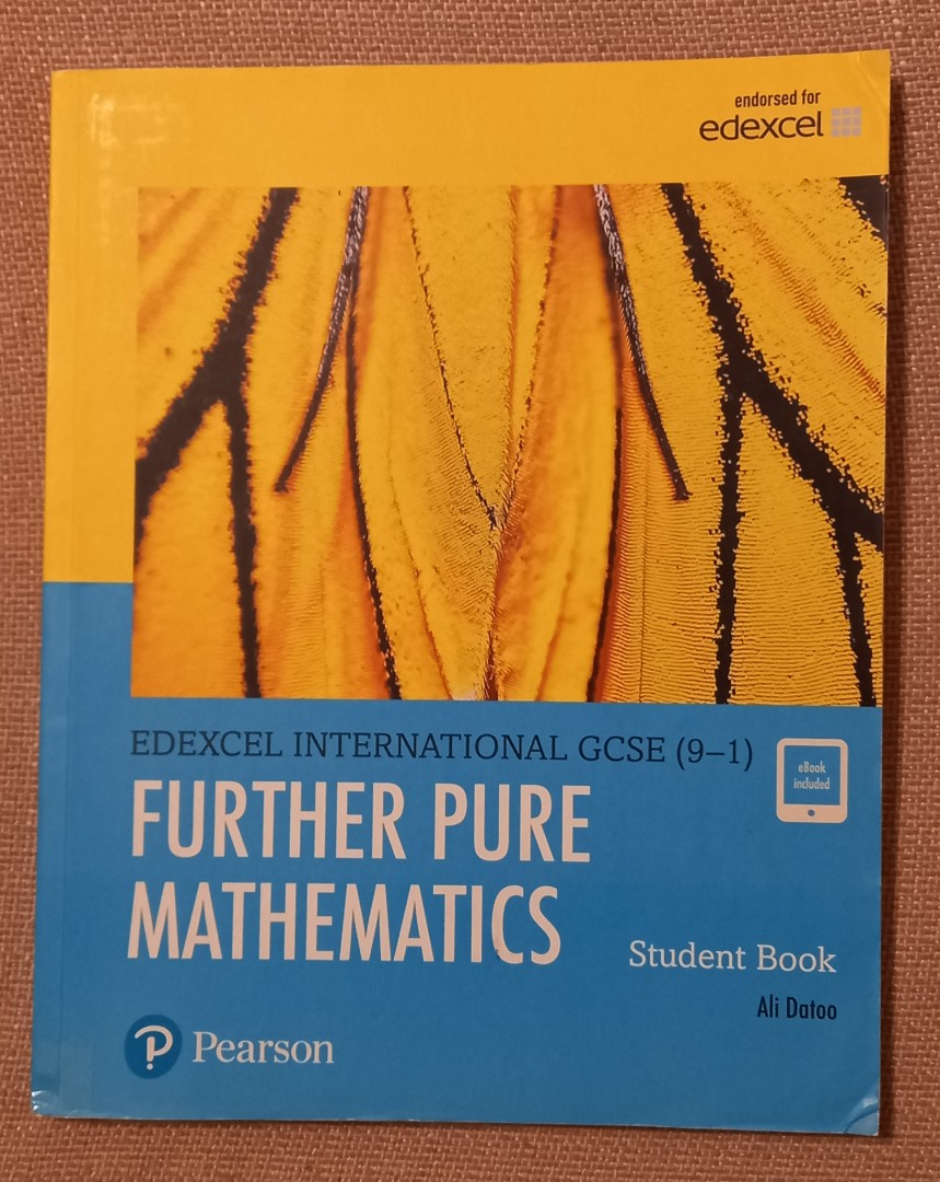 IGCSE Further Pure Maths, Pearson Edexcel, 興趣及遊戲, 書本 & 文具, 教科書 - Carousell