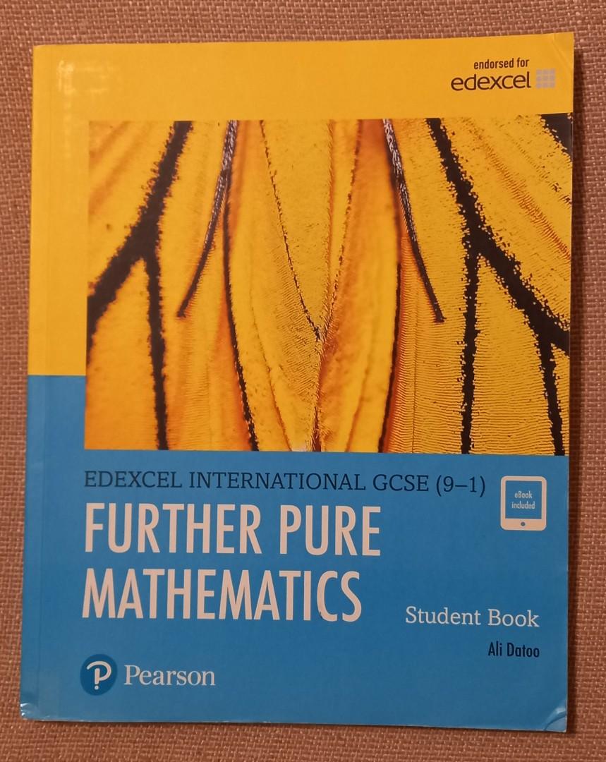 IGCSE Further Pure Maths, Pearson Edexcel, 興趣及遊戲, 書本 & 文具, 教科書 - Carousell