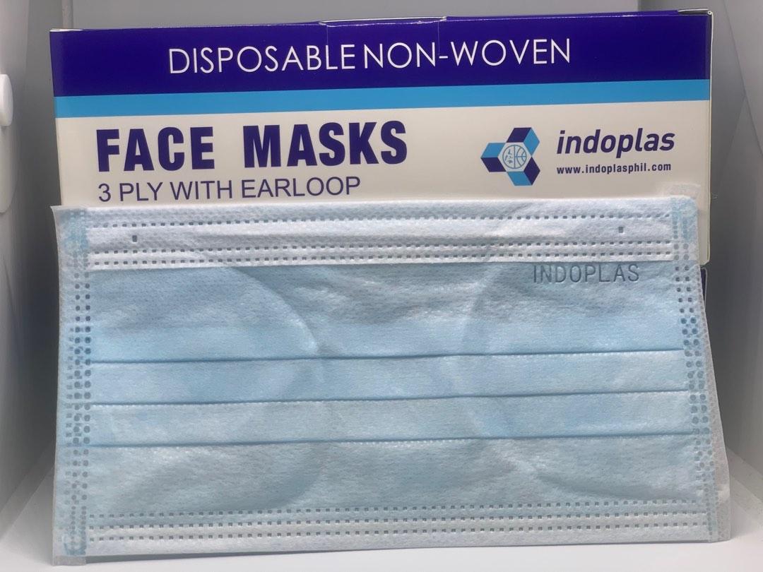 Indoplas Surgical Mask, Health & Nutrition, Face Masks & Face Shields ...