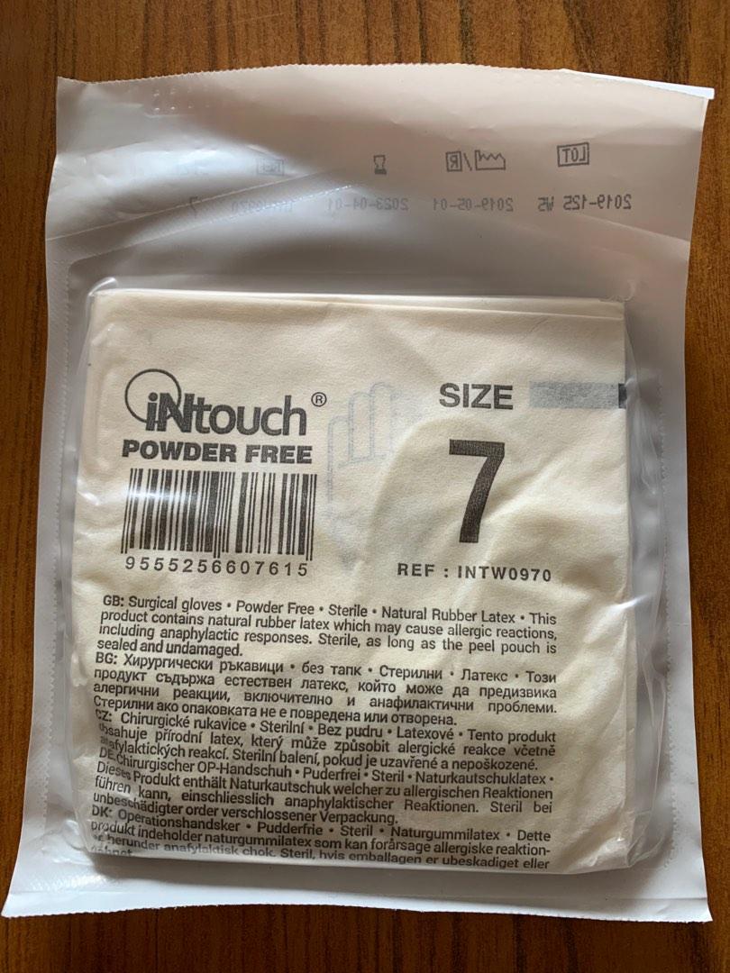 iNtouch Powder Free Gloves, Health & Nutrition, Medical Supplies ...