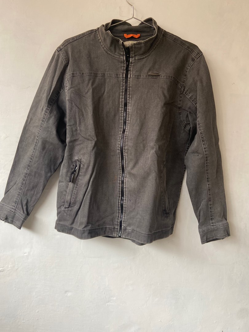 Jacket Jeans Eiger Riding Abu, Fesyen Pria, Pakaian , Baju Luaran di ...