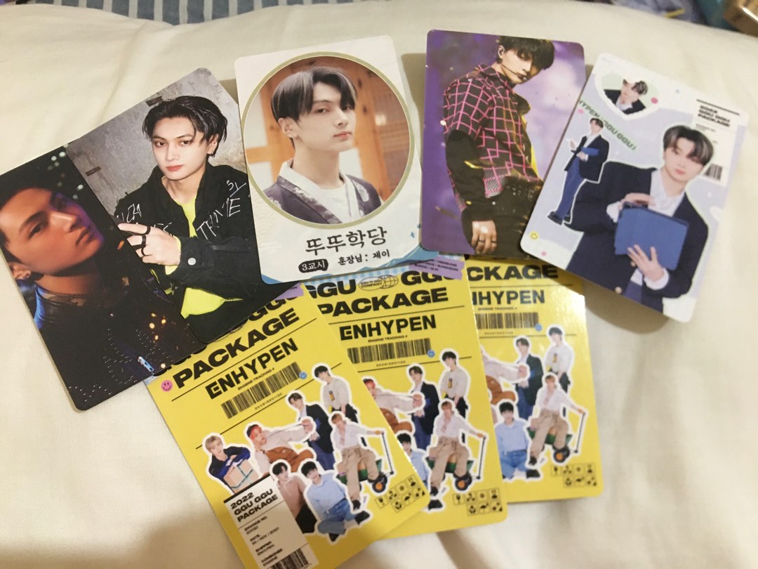 Jay ENHYPEN Photocards | Ggu Ggu Package, Hobbies & Toys, Memorabilia & Collectibles, Fan ...