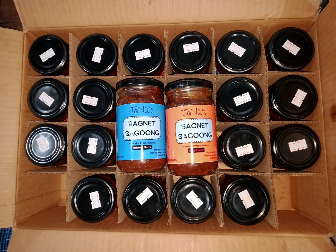 JoNa's Bagnet Bagoong Orginal Flavor 400 grams, Glass Bottle, Food ...