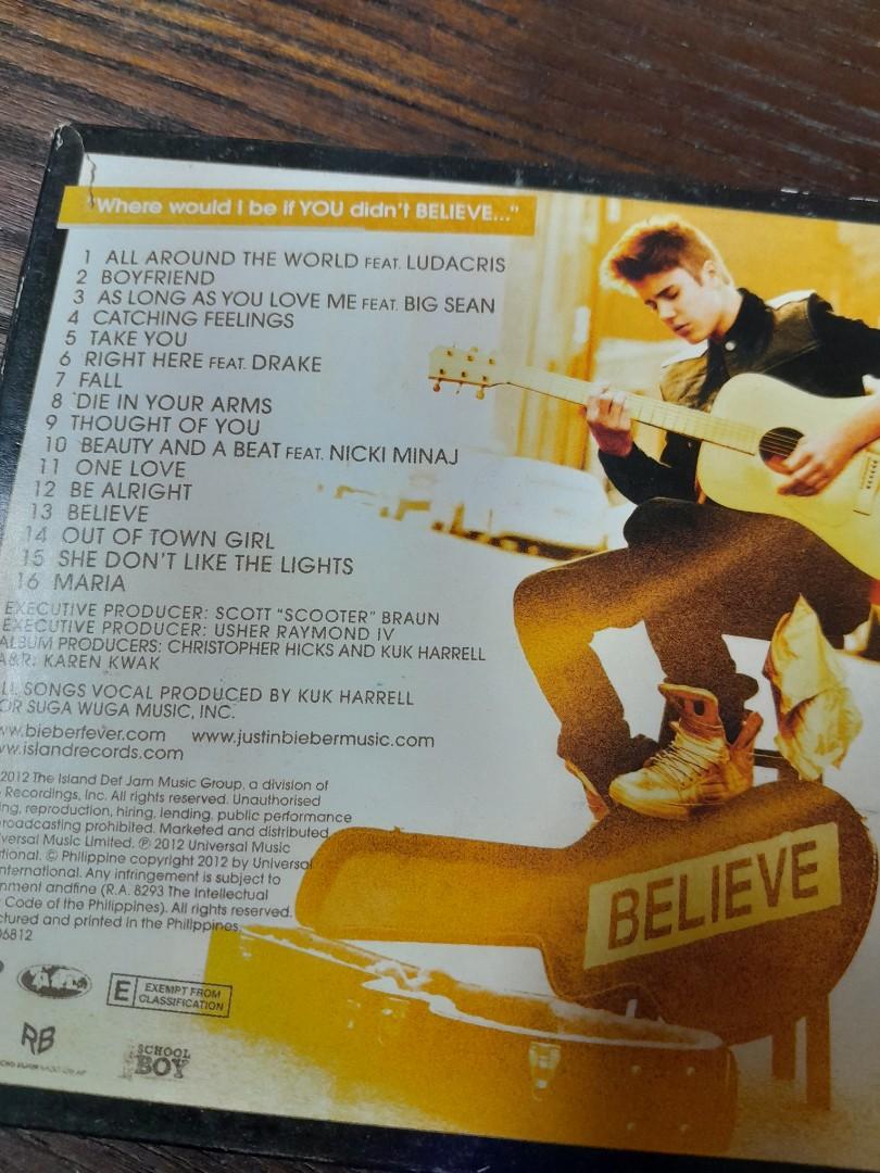 Justine Bieber (Believe) CD, Hobbies & Toys, Music & Media, CDs & DVDs ...