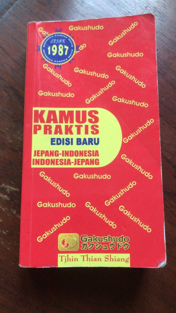 Kamus Praktis Bahasa Jepang Gakushudo Edisi Baru (Free Kamus Populer ...