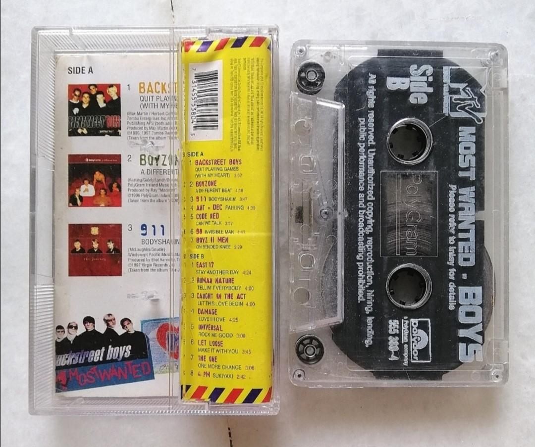 KASET - MTV MOST WANTED BOYS (POLYDOR 555 380-4 ( 2002 ), Hobbies ...
