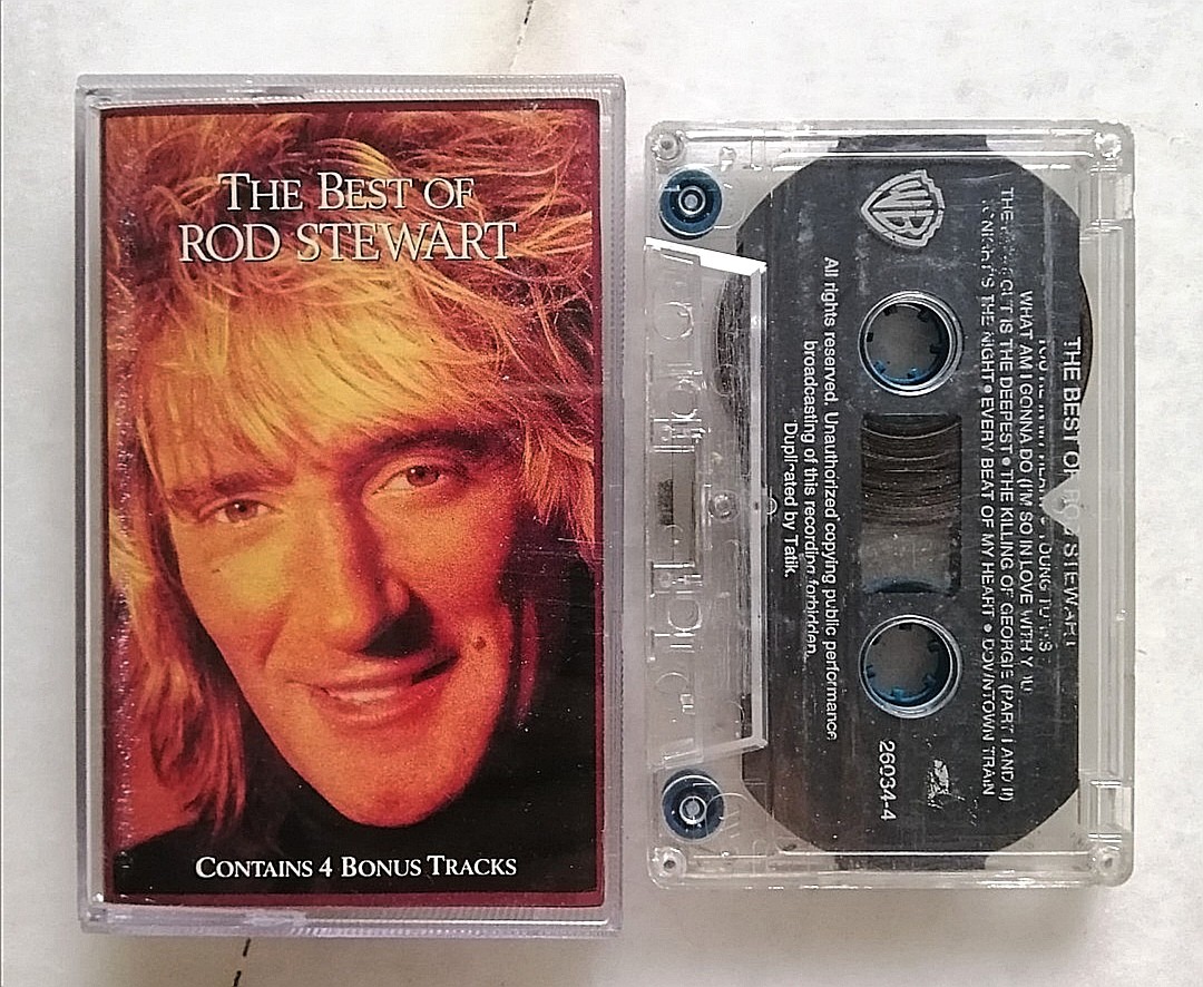 KASET - THE BEST OF ROD STEWART - WB ( 1989 ), Hobbies & Toys, Music ...