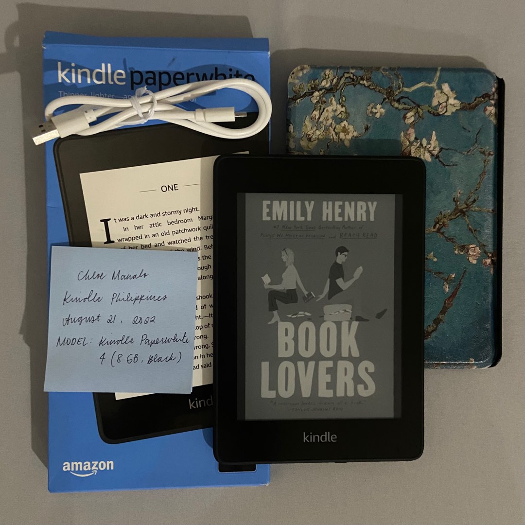 KINDLE PAPERWHITE 4 BLACK, Hobbies & Toys, Books & Magazines, Fiction ...