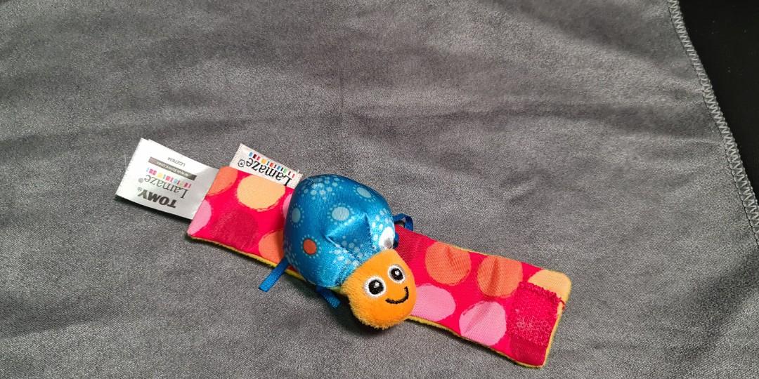 Lamaze Gardenbug Wrist Rattle, Babies & Kids, Infant Playtime on Carousell