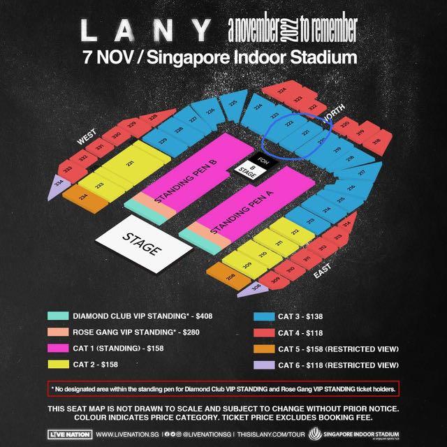 Lany Concert Cat 3 Ticket, Tickets & Vouchers, Event Tickets on Carousell