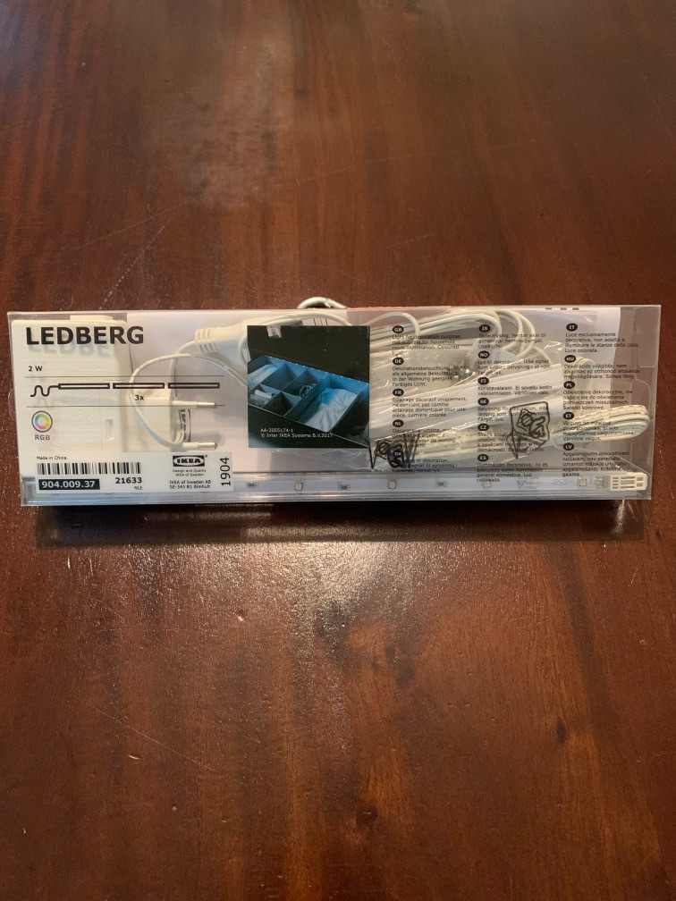 LEDBERG Ikea lights - BRAND NEW, Furniture & Home Living, Lighting ...