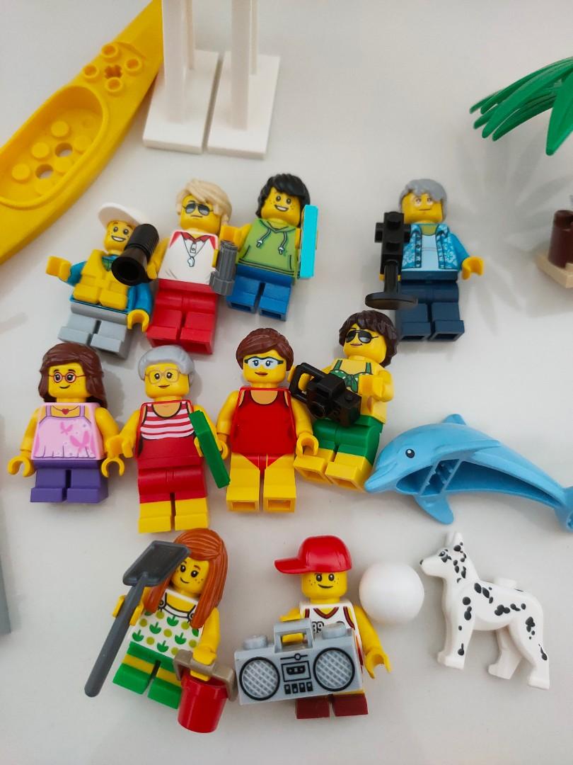 Lego Minifigures city Fun at the beach, Hobbies & Toys, Toys & Games on ...