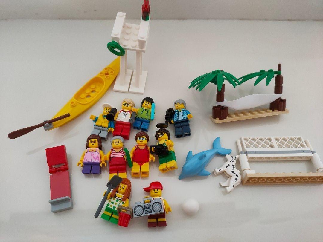 Lego Minifigures city Fun at the beach, Hobbies & Toys, Toys & Games on ...