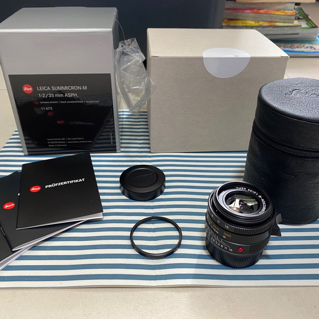 Leica 35mm f2 Asph 11673, 攝影器材, 鏡頭及裝備 - Carousell