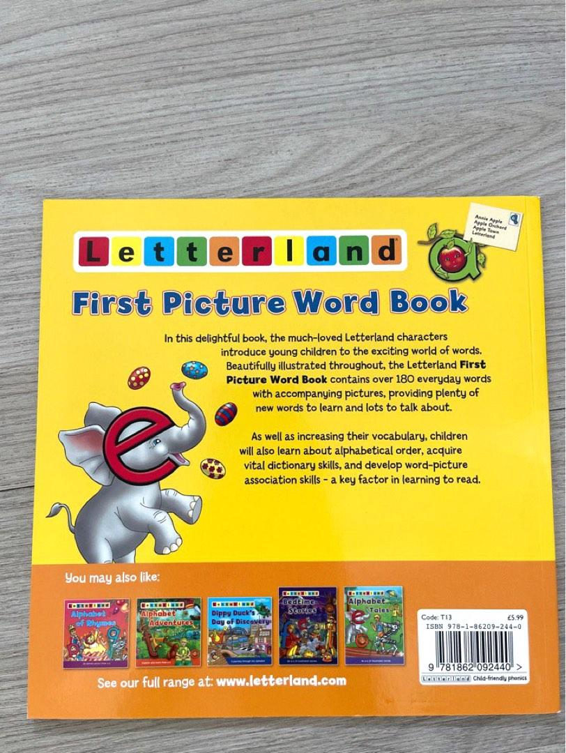 Letterland First Picture Word Book, 興趣及遊戲, 書本 & 文具, 小朋友書 - Carousell
