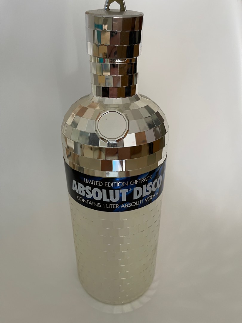 Limited Edition Disco Absolut Vodka, Food & Drinks, Alcoholic Beverages ...