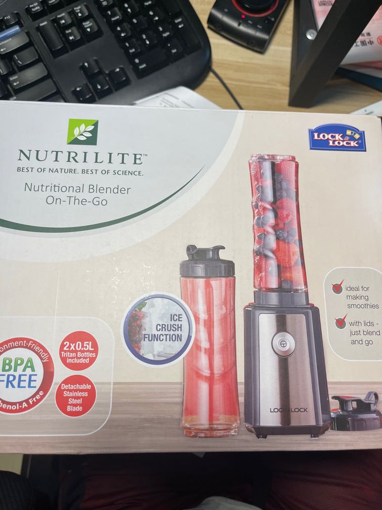 Lock and lock blender on the go, TV & Home Appliances, Kitchen ...
