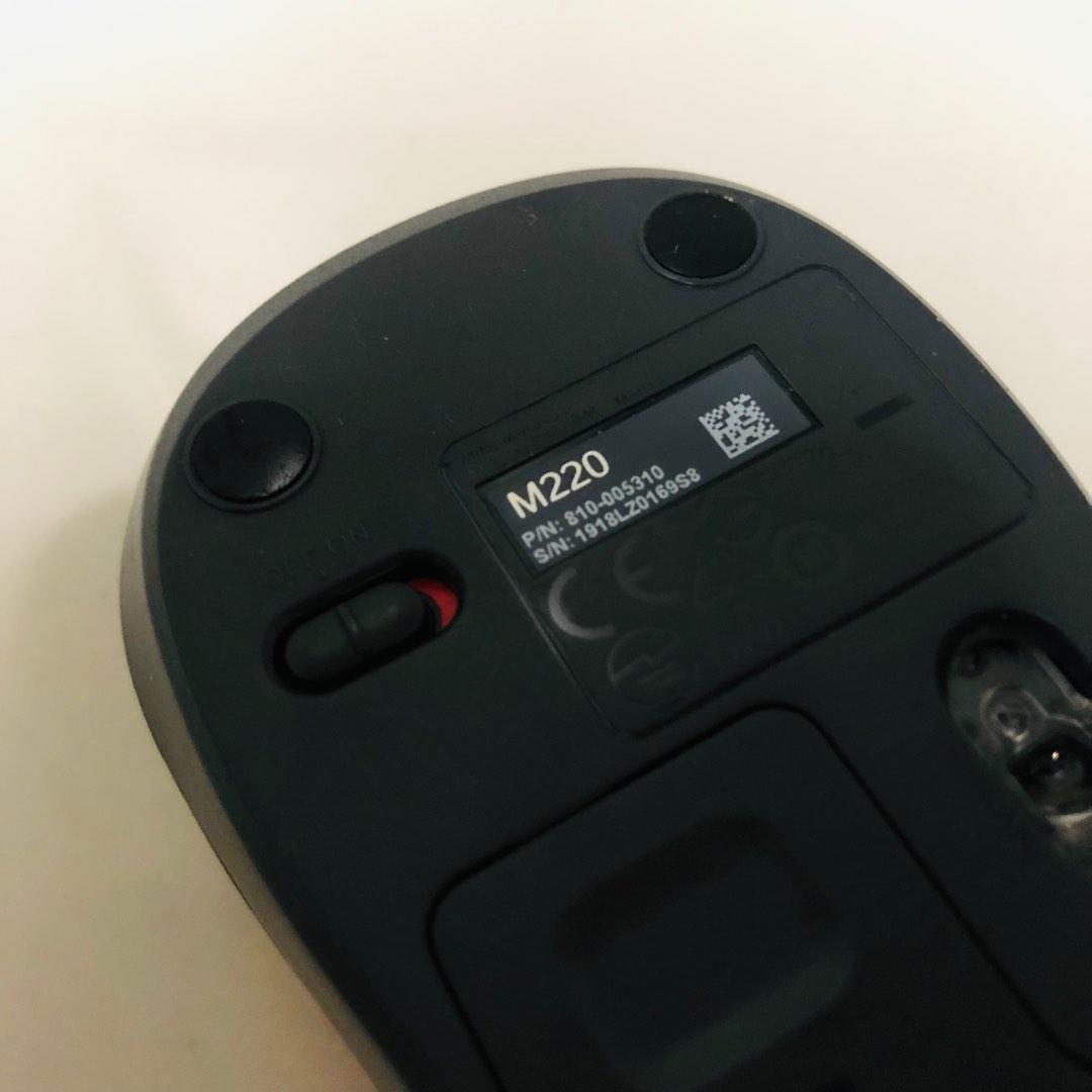 LOGITECH M220 Silent Wireless Mouse - black, Computers & Tech, Parts ...