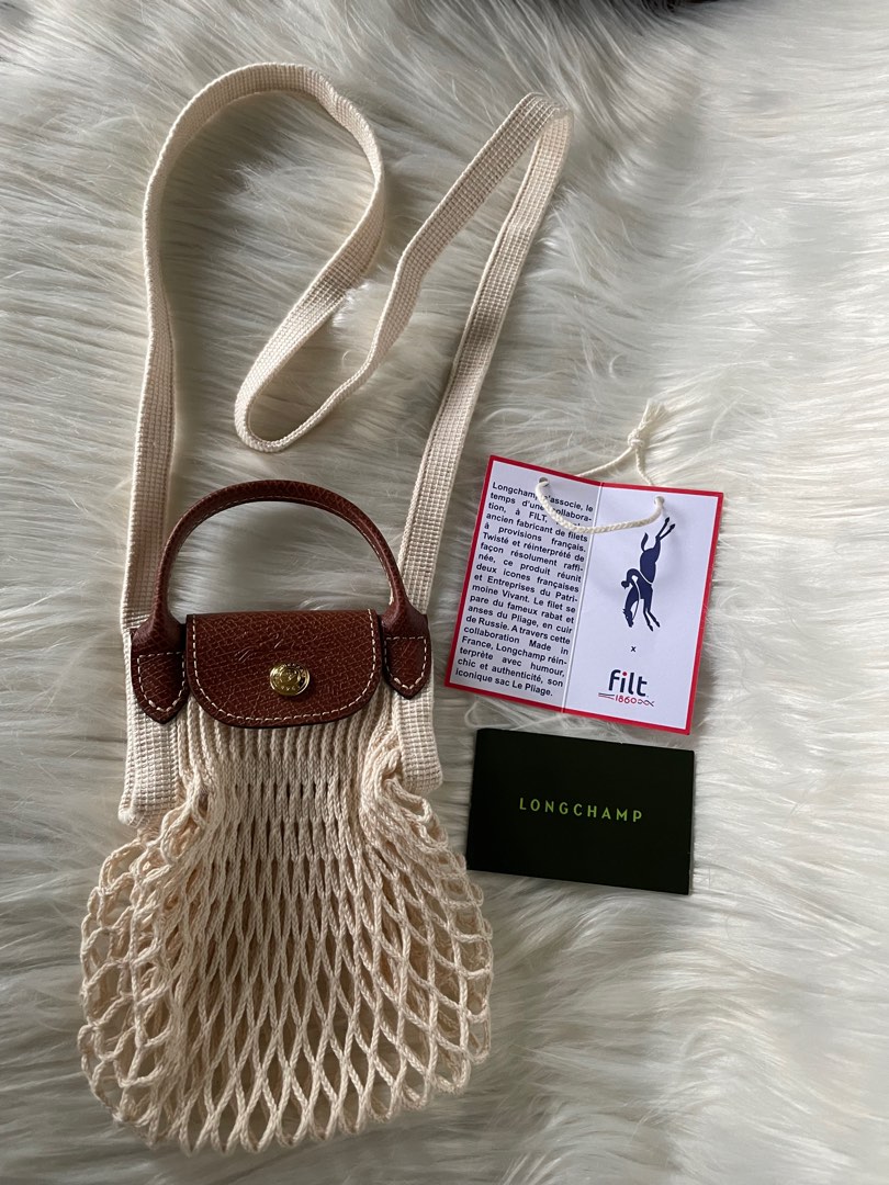 Longchamp Le Pliage Filet Sling, Luxury, Bags & Wallets on Carousell