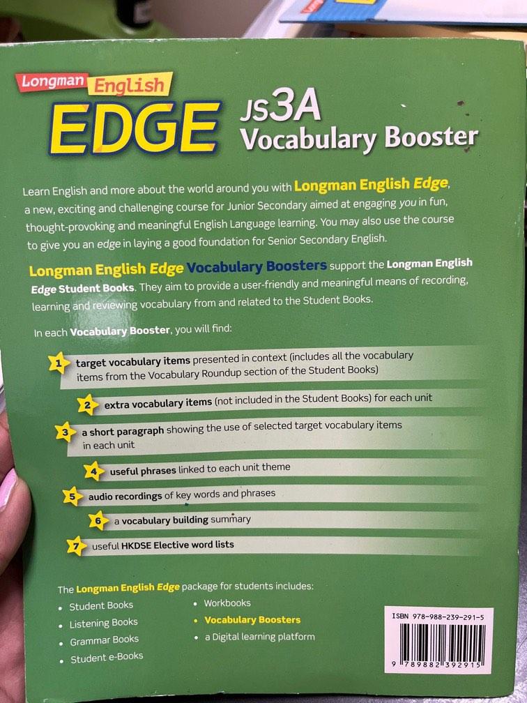 Longman English Edge Vocabulary Booster JS3A, 興趣及遊戲, 書本 & 文具, 教科書 ...