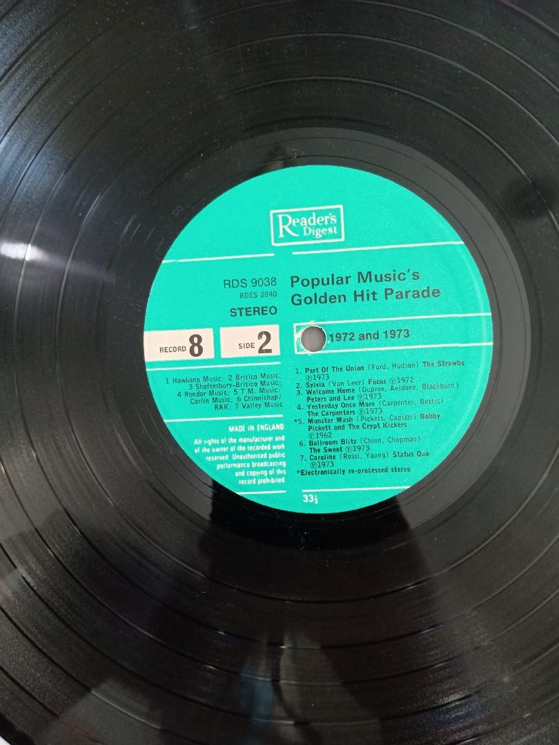 (LP) Various Artist - Golden hitparade 1972-73 Record 8, Hobbies & Toys ...