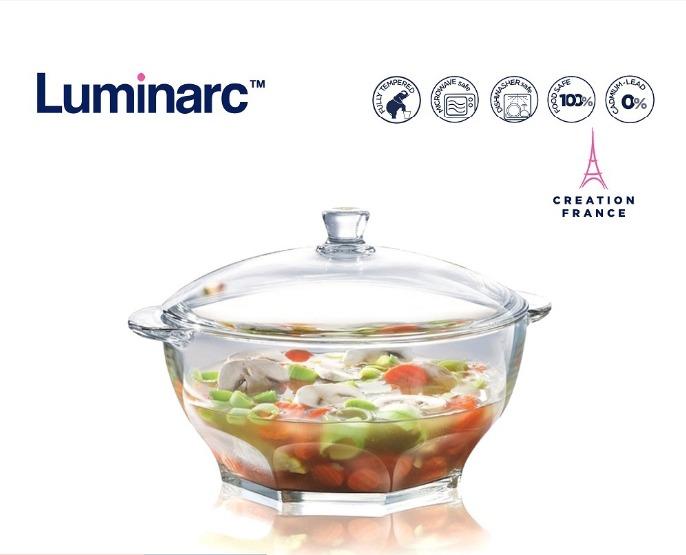 Luminarc Glass Bowl Casserole 1.5L, Furniture & Home Living ...