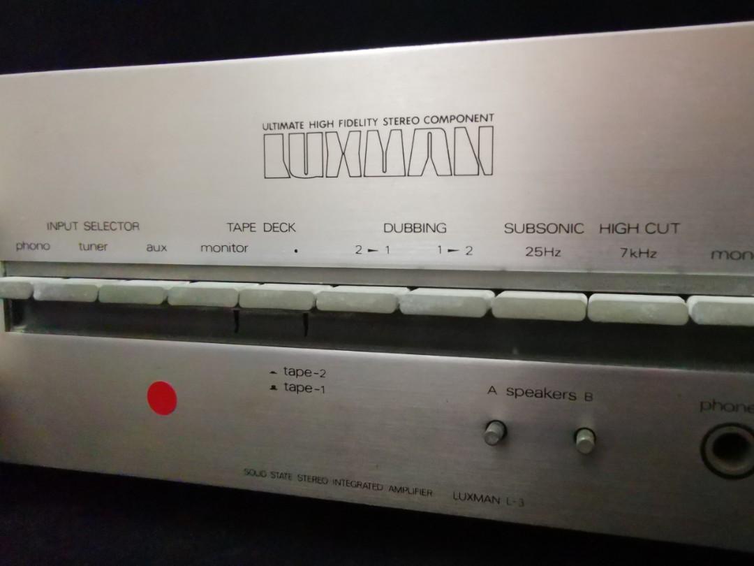 Luxman L3 - Solid State Stereo Integrated Amplifier, Audio, Soundbars ...