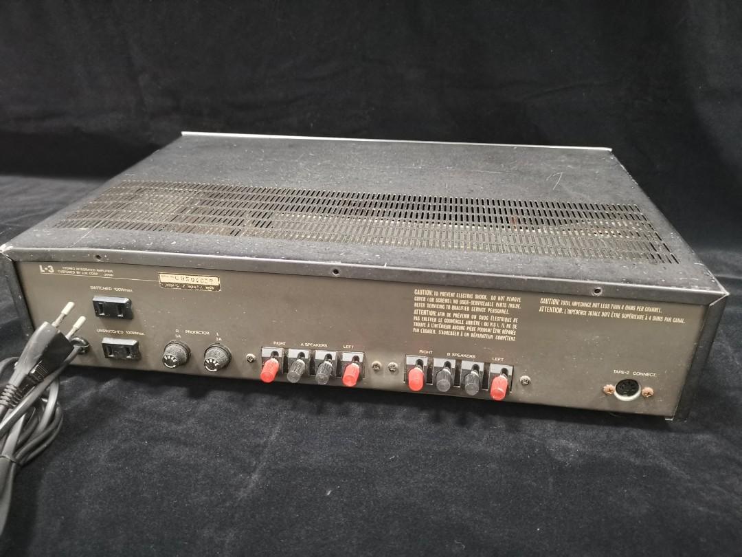 Luxman L3 - Solid State Stereo Integrated Amplifier, Audio, Soundbars ...