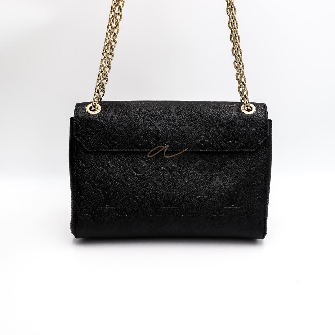 LV Louis Vuitton Vavin PM Black; Date Code: Microchipped, Luxury, Bags ...