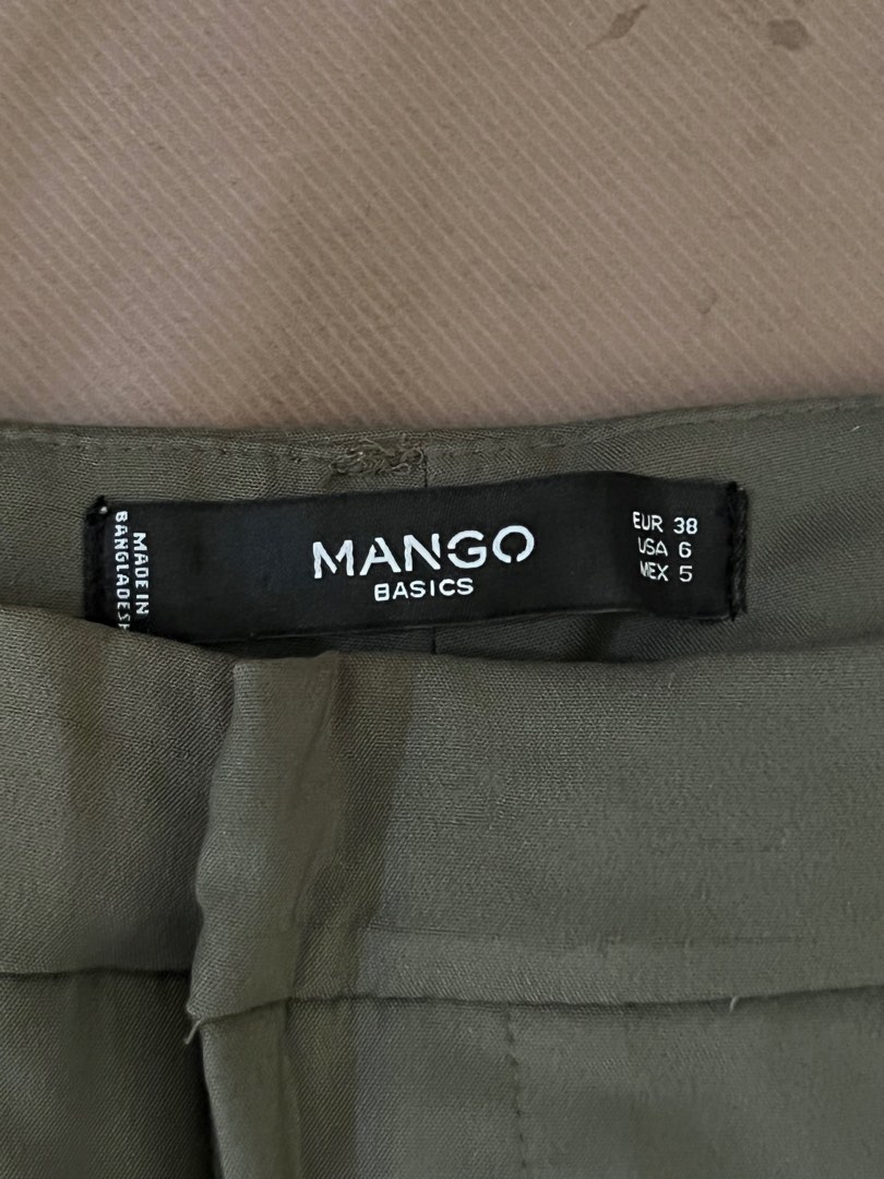 Mango green basics, Women's Fashion, Bottoms, Shorts on Carousell