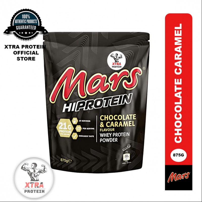 Mars Protein Powder (875g) Chocolate Caramel, Health & Nutrition ...
