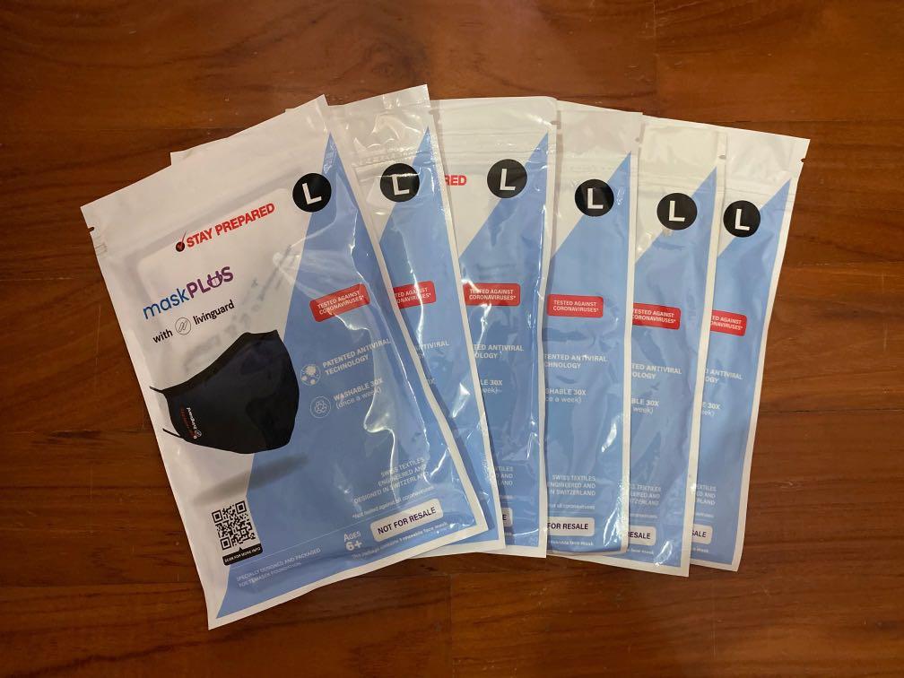 Maskplus mask plus Temasek foundation, Health & Nutrition, Face Masks ...