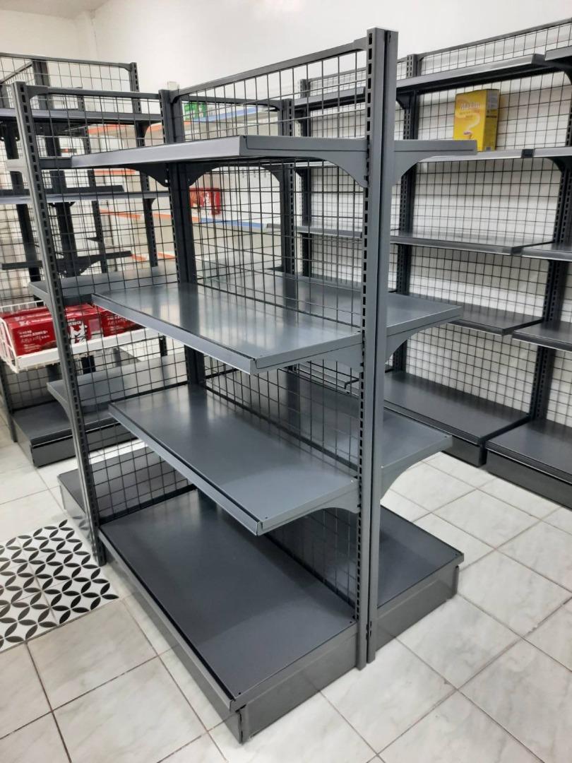 Mesh Type Gondola Rack, Furniture & Home Living, Furniture, Shelves ...