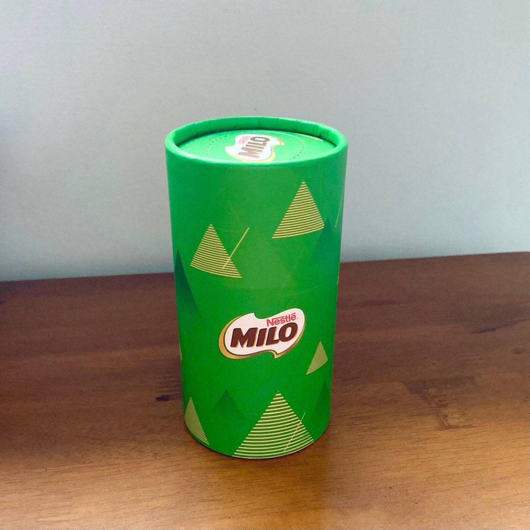 Limited Edition MILO Tissue Paper In Cylinder Container Box Green ...