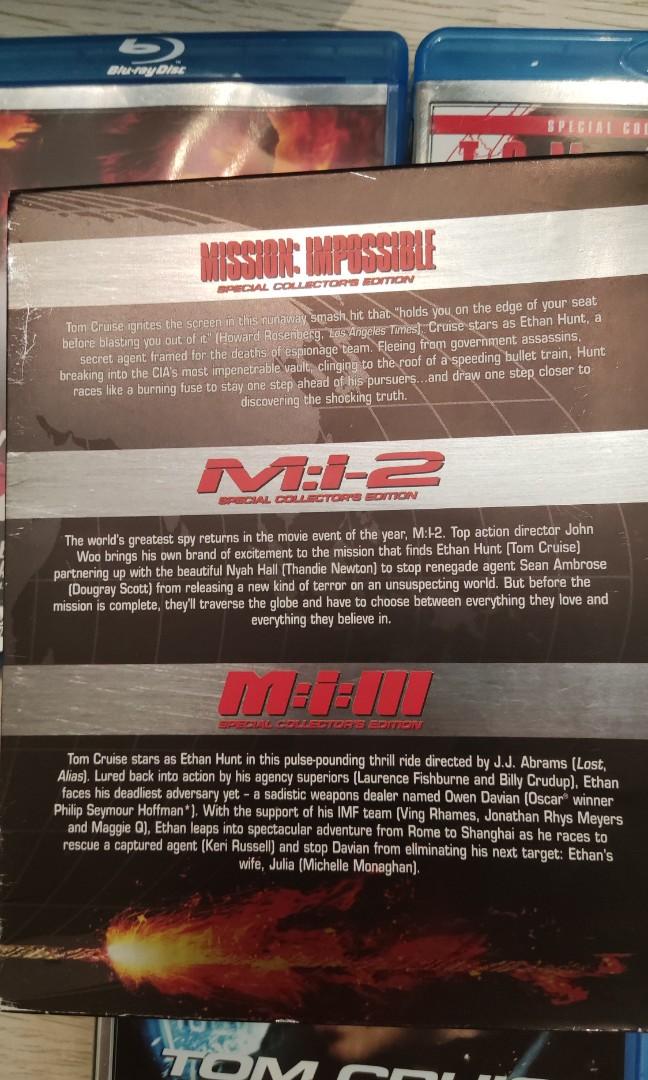 Mission Impossible box set, 興趣及遊戲, 音樂樂器 & 配件, 音樂與媒體 - CD 及 DVD - Carousell