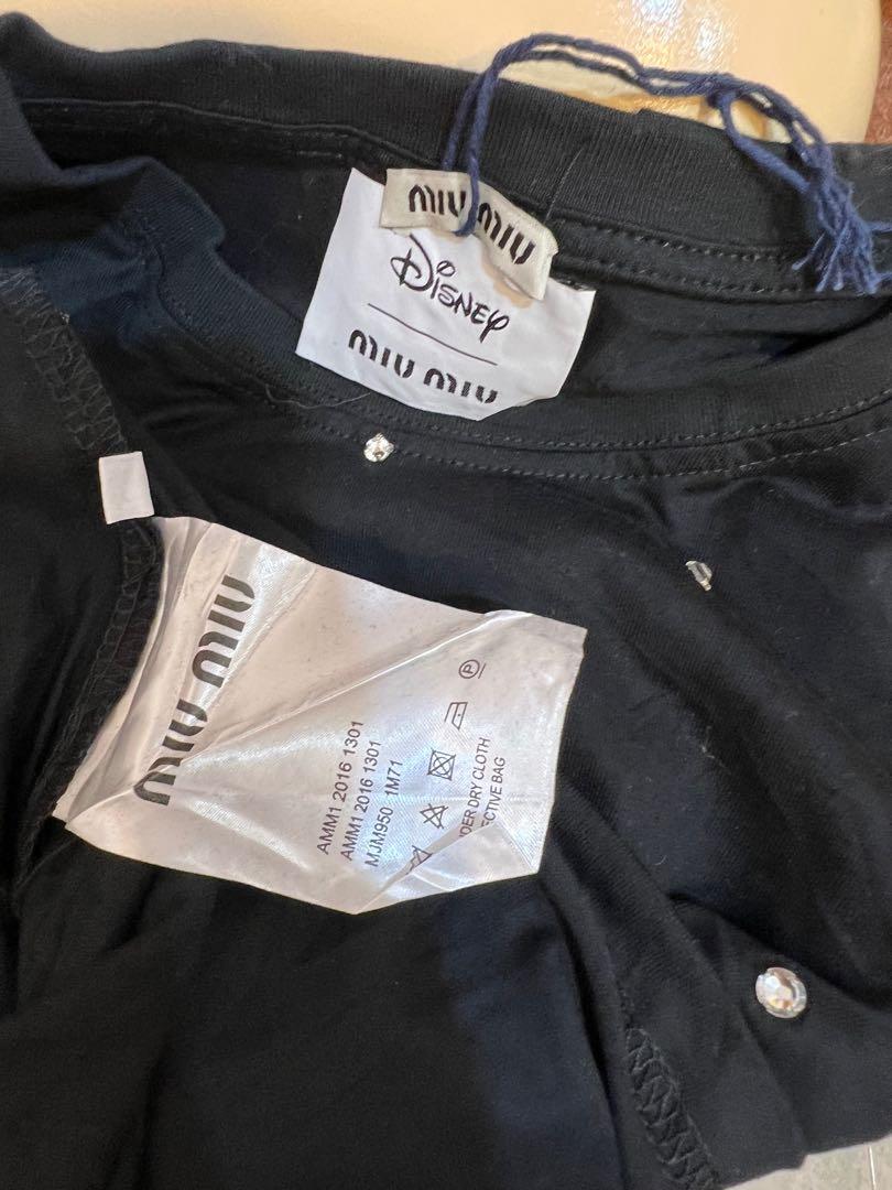 Miu miu x disney Mickey Mouse, Women's Fashion, Tops, Shirts on Carousell