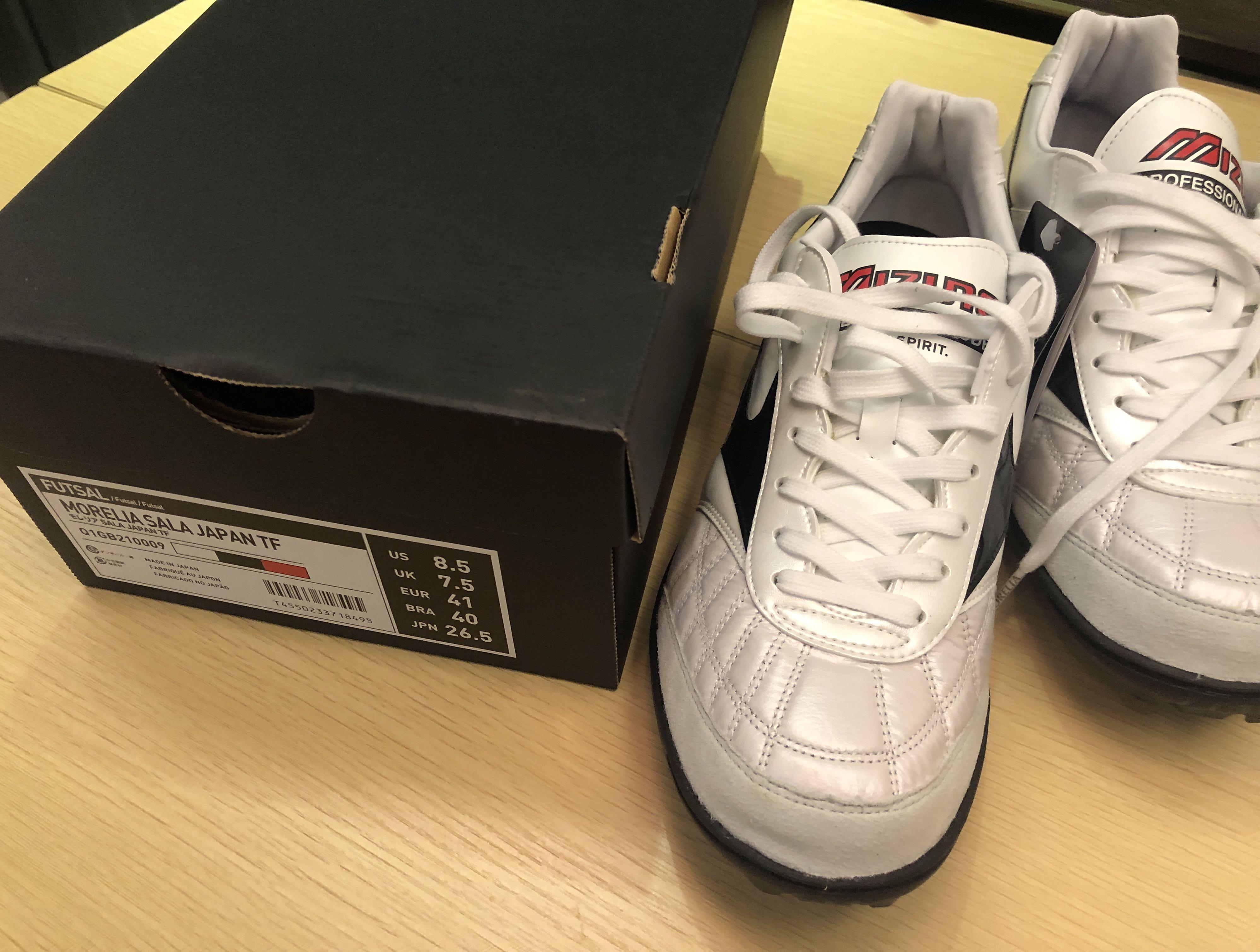 Mizuno Morelia Sala Japan TF (UK7.5/New), 男裝, 鞋, 靴 - Carousell