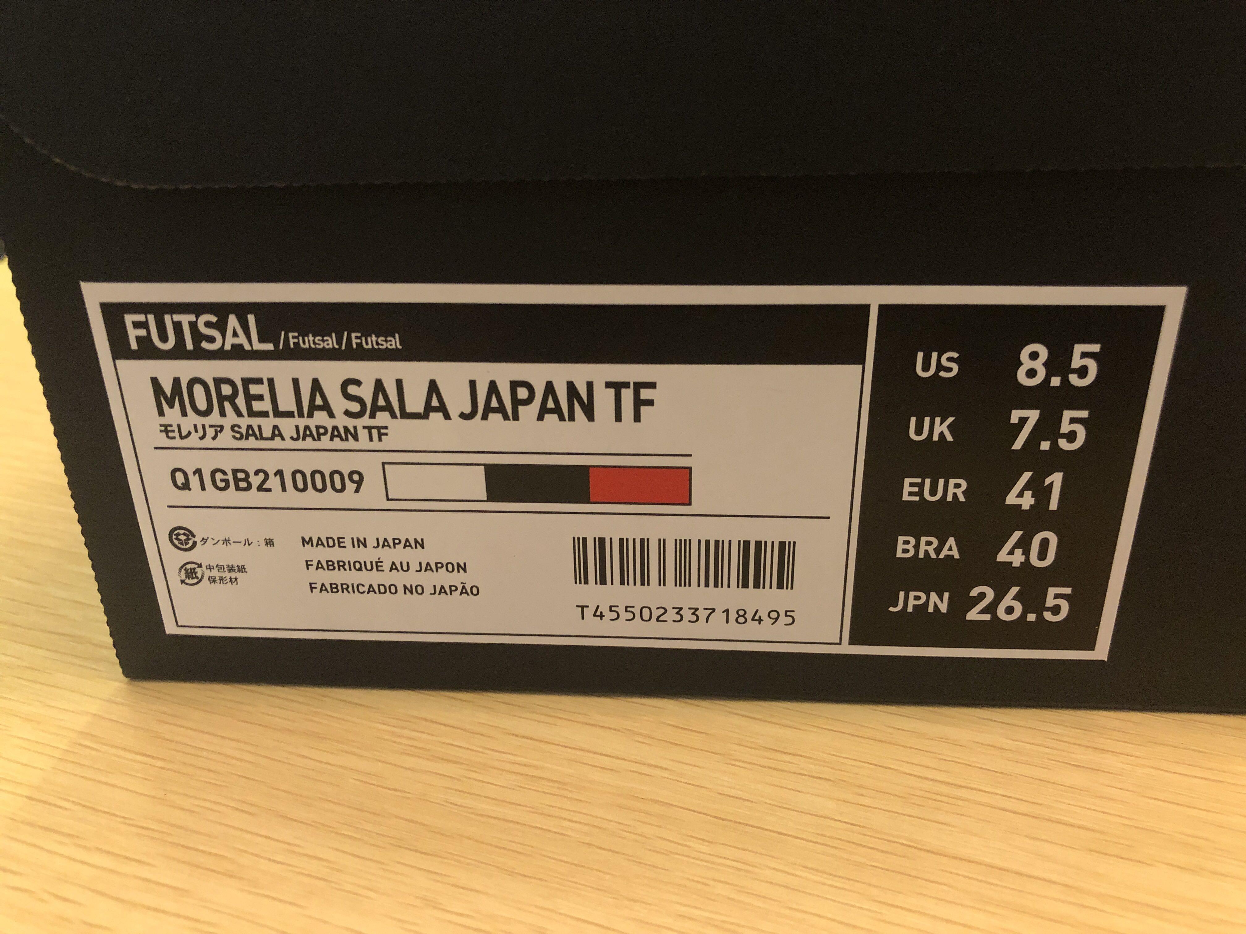 Mizuno Morelia Sala Japan TF (UK7.5/New), 男裝, 鞋, 靴 - Carousell