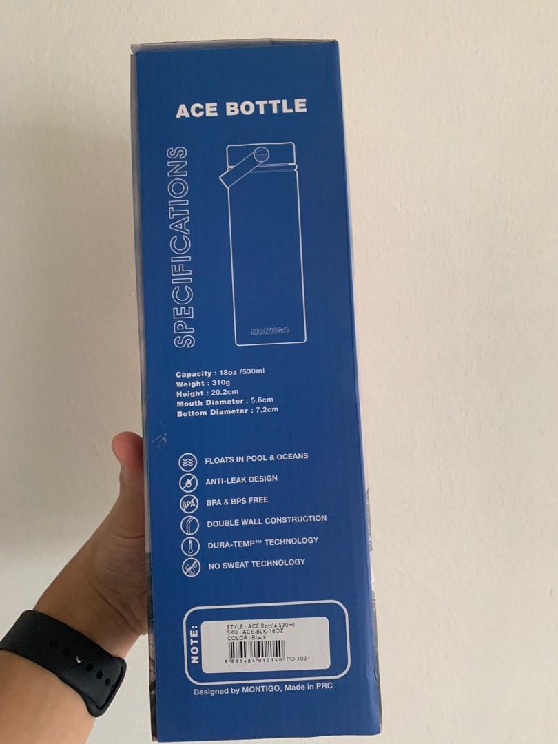 Montigo Ace Bottle Black, Furniture & Home Living, Kitchenware & Tableware, Water Bottles ...