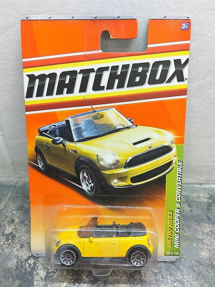 MORRIS MINI COOPER S CONVERTIBLE- Matchbox 2011 Metro Rides Series ...