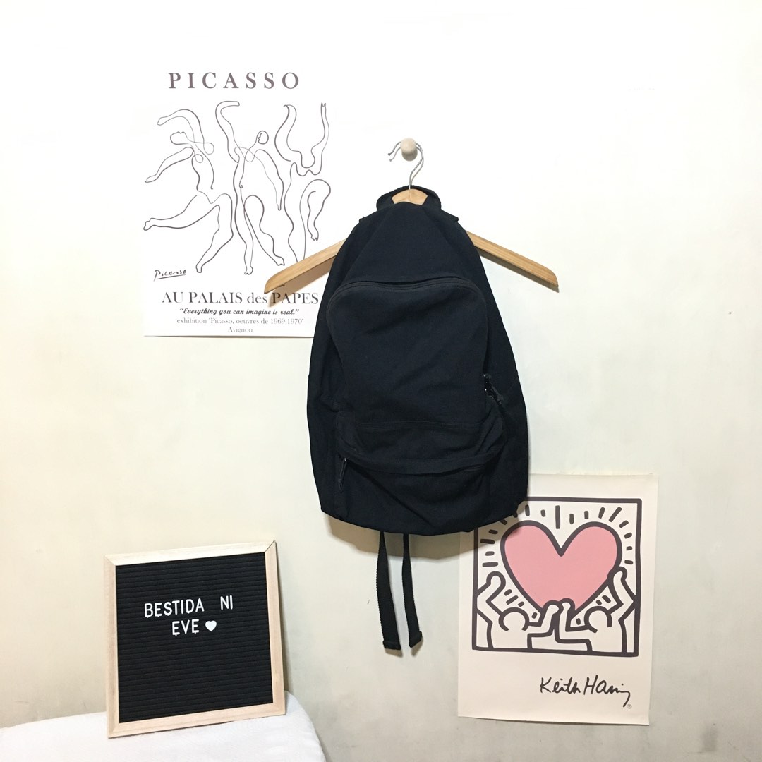 Muji canvas backpack, Men's Fashion, Bags, Backpacks on Carousell