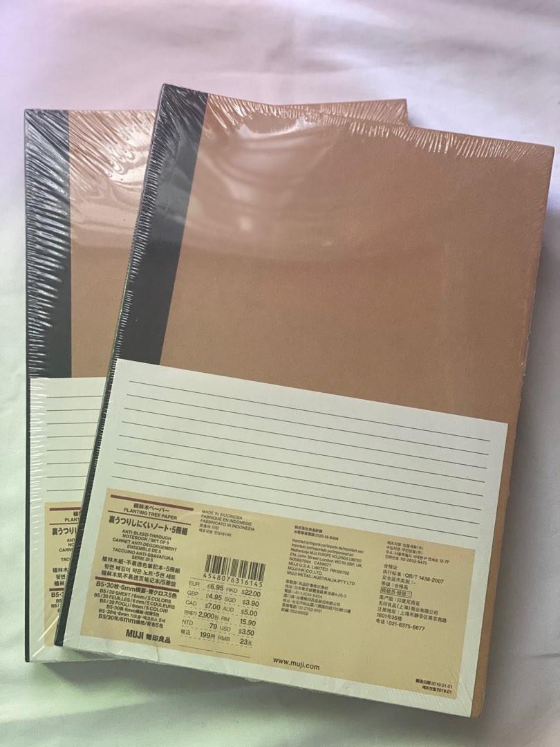 Muji Notebook Set of 5, Hobbies & Toys, Stationary & Craft, Stationery ...