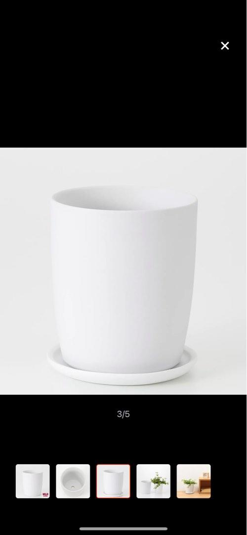 Muji plant pot, Furniture & Home Living, Gardening, Pots & Planters on ...