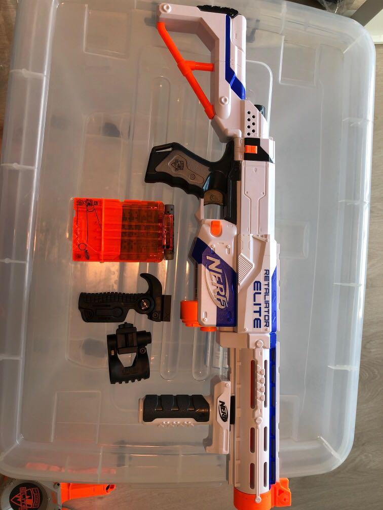 Nerf Retaliatory with Orange Mod Works stage 2 kit, Hobbies & Toys ...