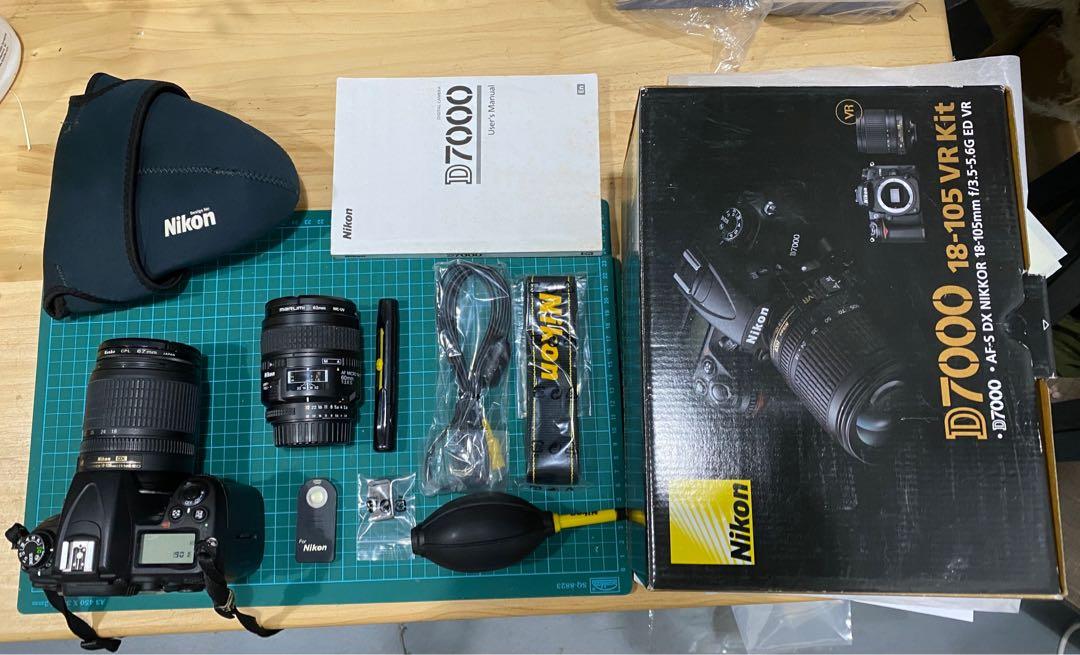 Nikon D7000 with Kit lens + Fixed lens 60mm F2.8, Photography, Lens ...