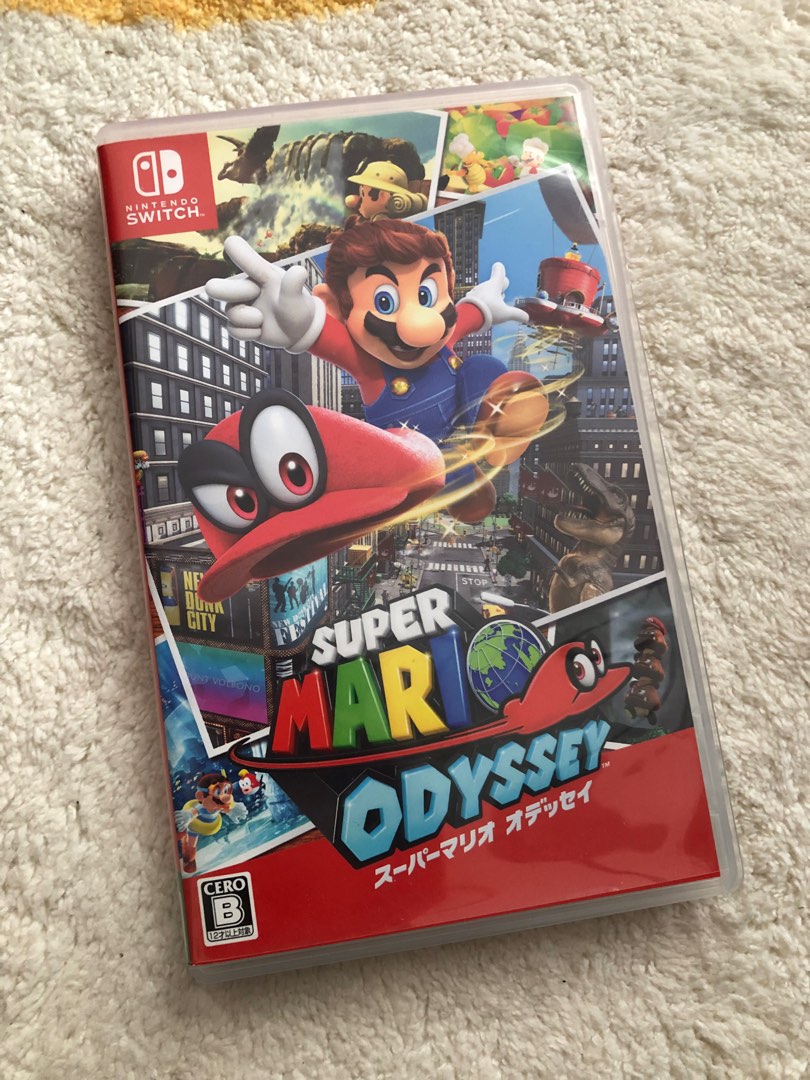 Nintendo Switch NSW Game Super Mario Odyssey Jump Up Superstar, Video ...