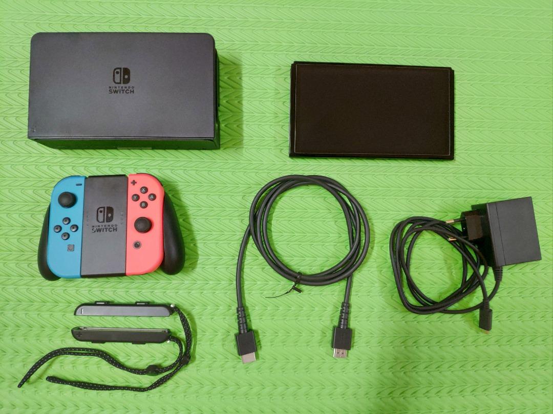 Nintendo Switch OLED Neon Set, Video Gaming, Video Game Consoles ...
