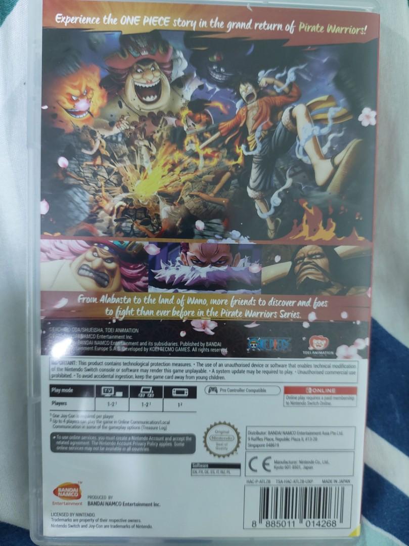 Nintendo switch one piece pirate warrior 4 physical copy game, Video ...