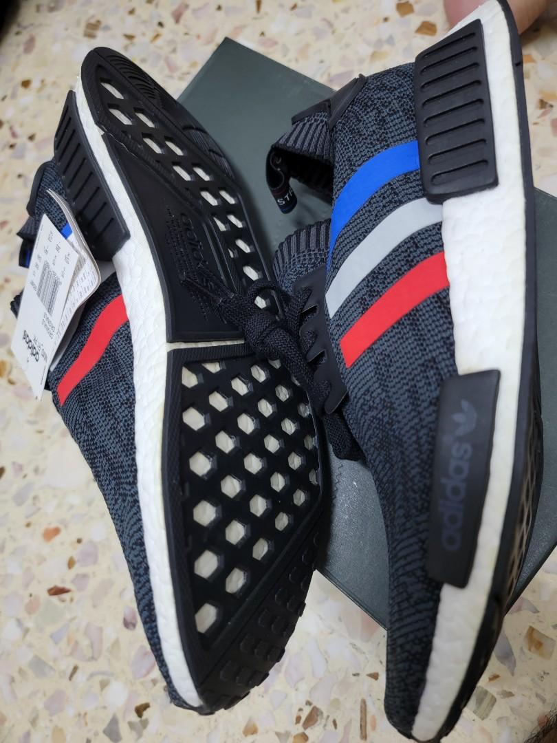 NMD R1 Prime Knit Tri Co, Men's Fashion, Footwear, Sneakers on Carousell
