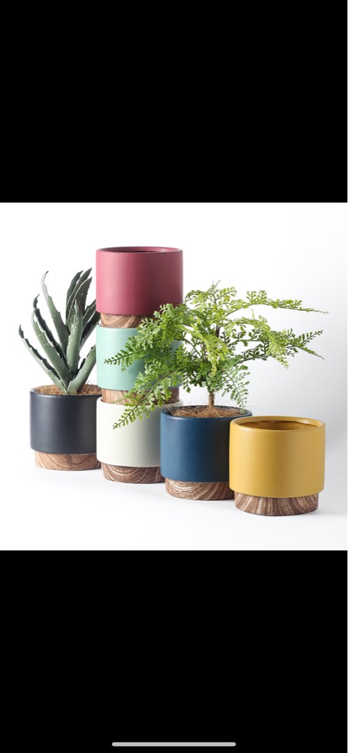 Nordic pot wood, Furniture & Home Living, Gardening, Pots & Planters on ...